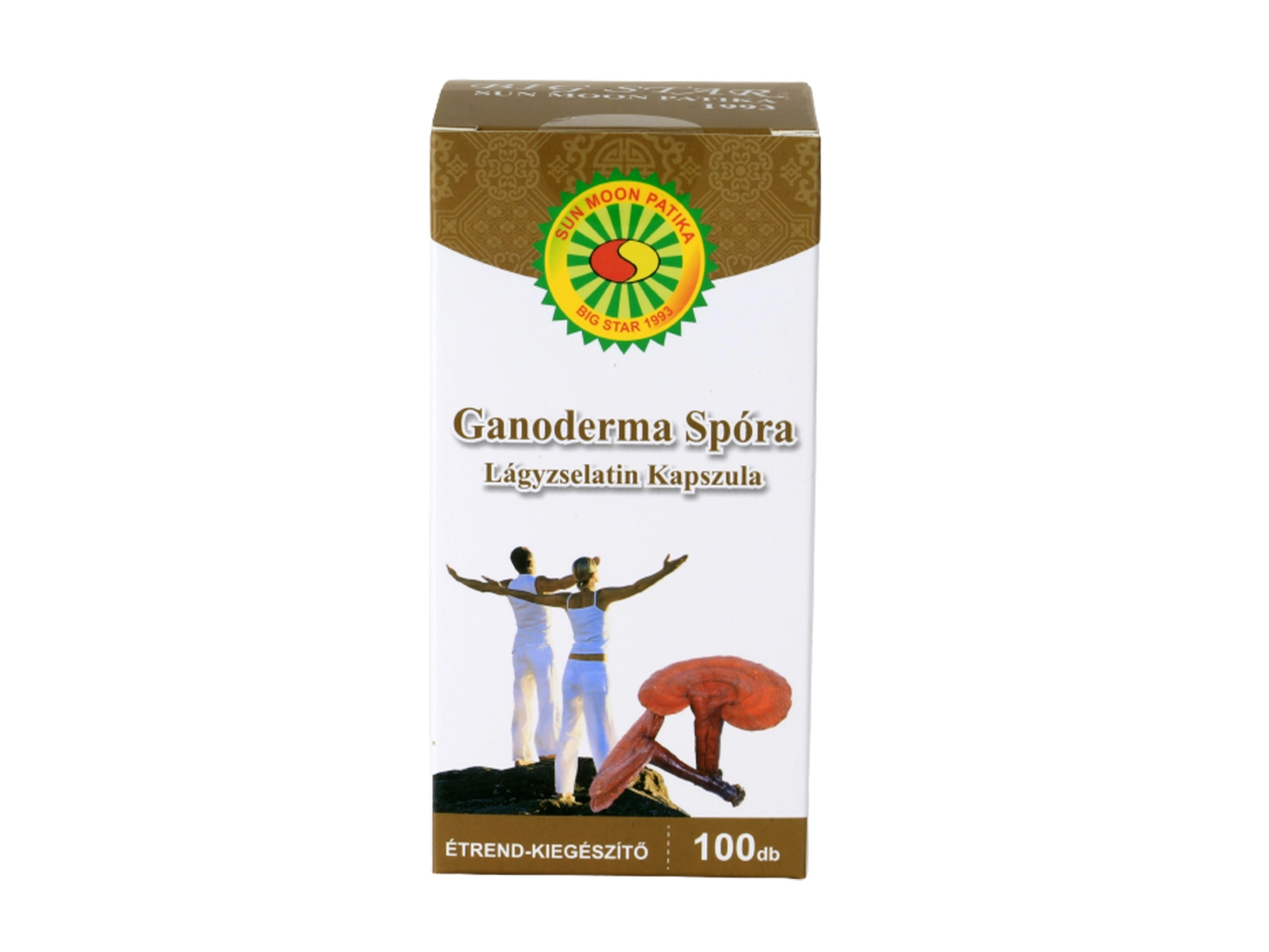 SUN MOON GANODERMA SPÓRA LÁGYZSELATIN KAPSZULA 100DB | pcx.hu
