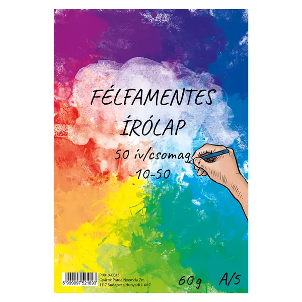 10-50 félfamentes írólap P0018-0021 | pcx.hu