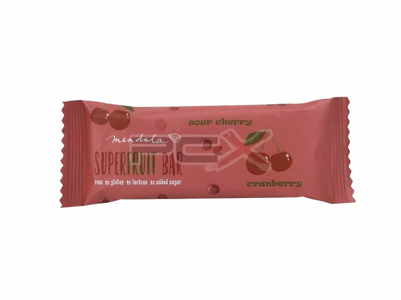 GLUTÉNMENTES MENDULA VÖRÖSÁFONYÁS-MEGGYES SUPERFRUIT BAR 40G | pcx.hu