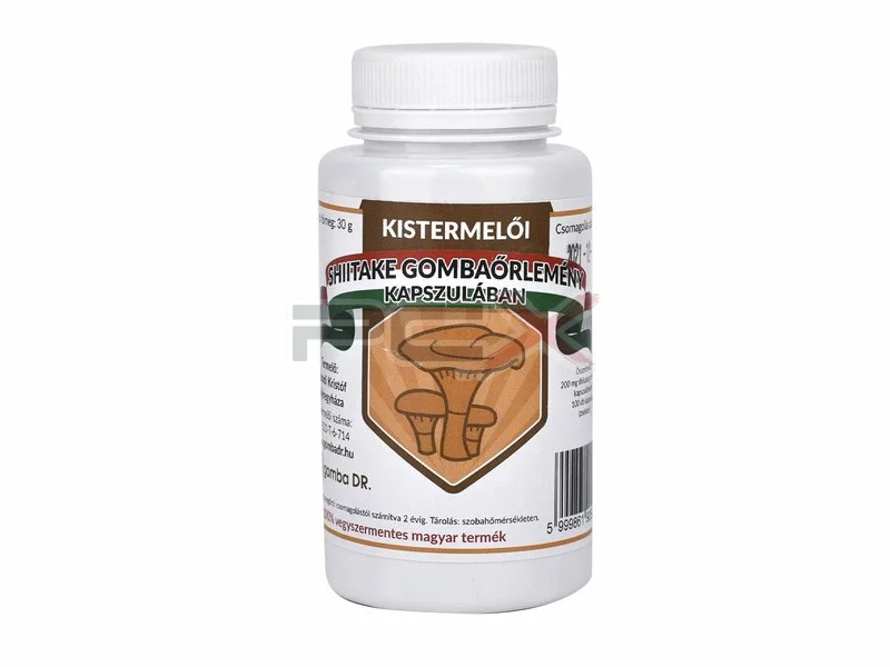 SHIITAKE GOMBA ŐRLEMÉNY KAPSZULÁBAN 100DB | PCX.hu