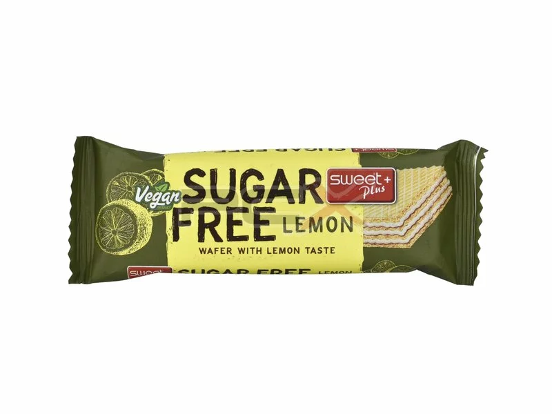 SWEETPLUS SUGAR FREE CUKORMENTES VEGÁN OSTYA CITROMOS KRÉMMEL TÖLTVE ...