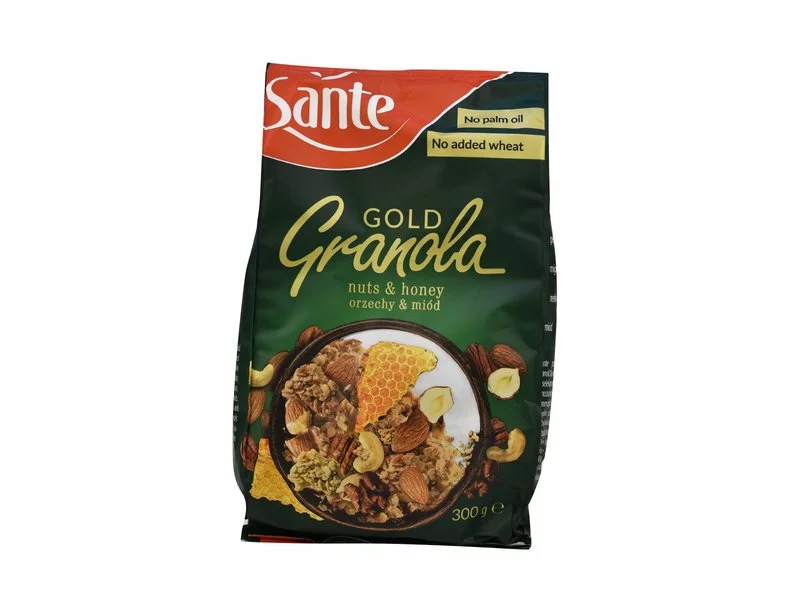 SANTE GRANOLA GOLD DIÓFÉLÉKKEL 300G | pcx.hu