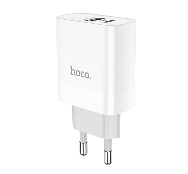 HOCO C80A RAPIDO hálózati töltő Type-C/USB aljzat (5V/3A, 20W, PD ...