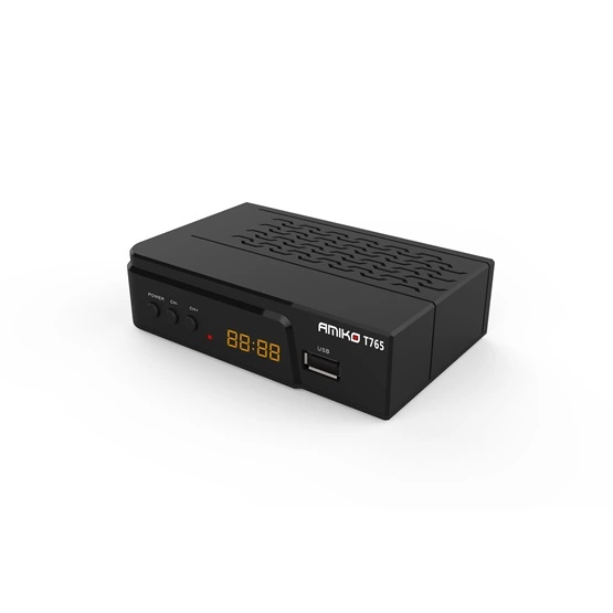 DV Amiko T765 DVB-T/T2 Földi vevő és médialejátszó - Full HD H.265 AMIKO T765 | pcx.hu