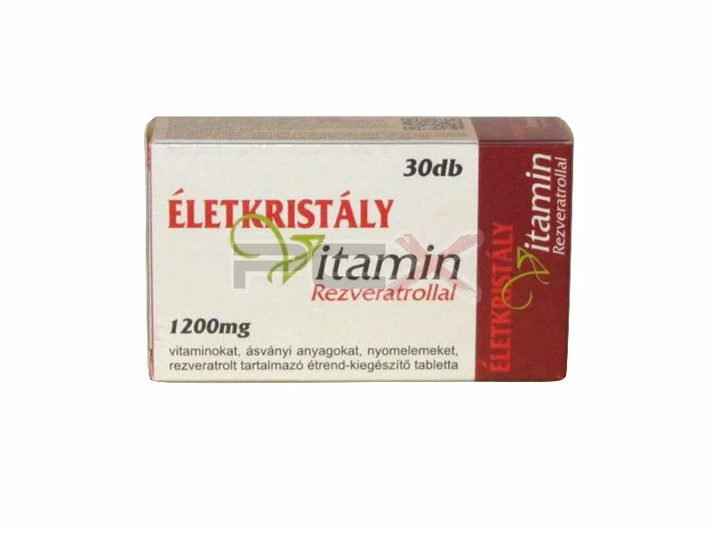 ÉLETKRISTÁLY MULTIVITAMIN TABLETTA REZVERATROLLAL + Q10 30DB | pcx.hu