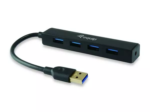 Equip-Life USB Hub - 128953 (4 Port, USB3.0, USB tápellátás, kompakt ...