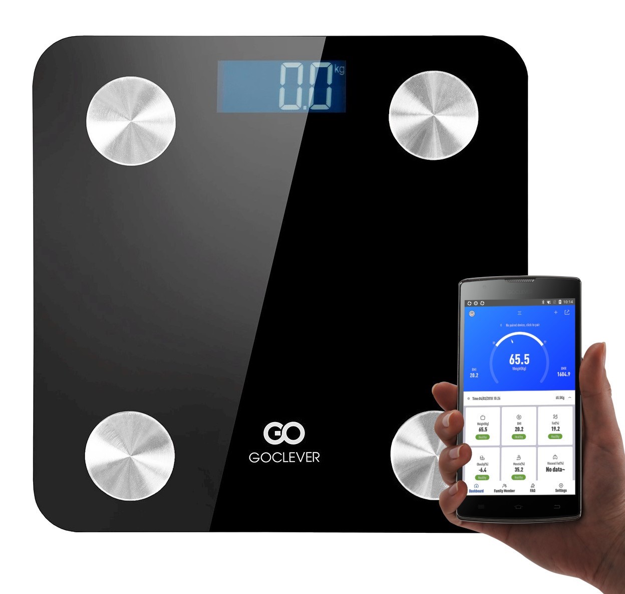 GoClever HSCALE2 Smart Scale Okosmérleg | pcx.hu